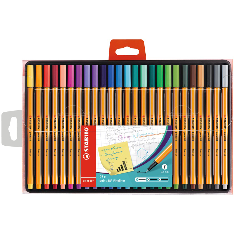 STABILO Point 88 25 Pack - Lexis Papper