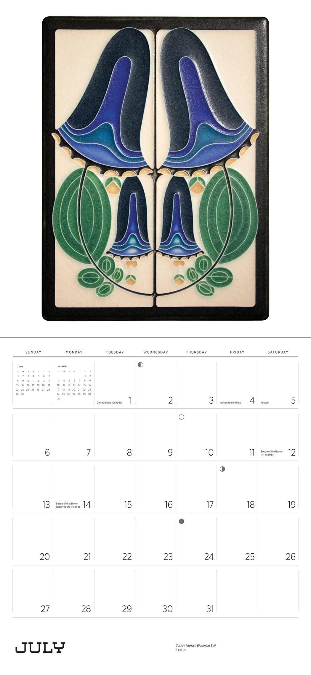 Arts & Crafts Tiles: Made by Motawi Tileworks 2025 Wall Calendar ...