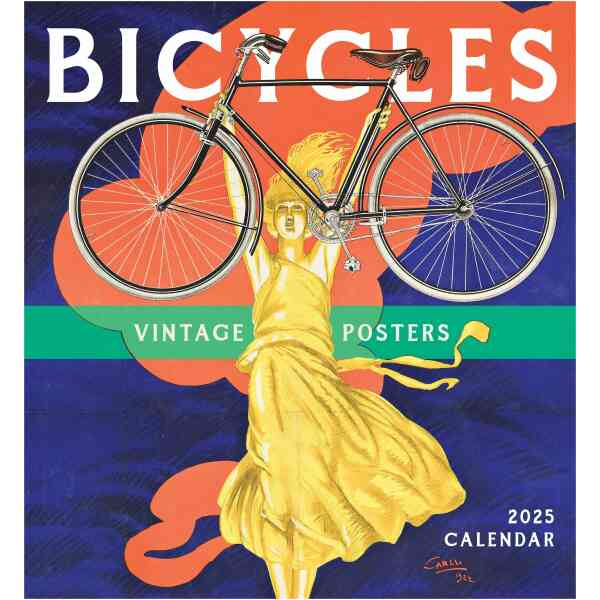 Bicycles: Vintage Posters 2025 Wall Calendar - Lexis Papper